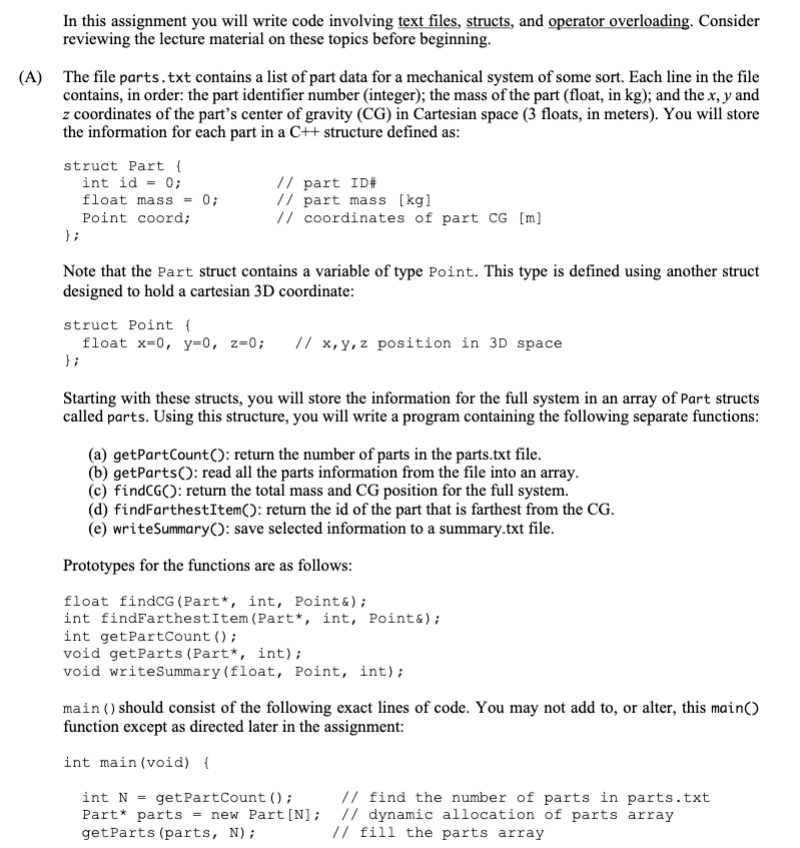 Solved In this assignment you will write code involving text | Chegg.com