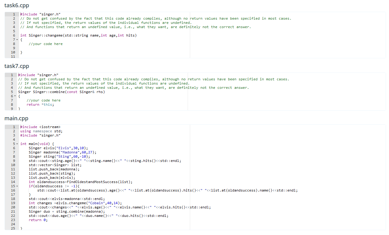 IMC_Inheritance: Artist and Singer (15 Points) | Chegg.com