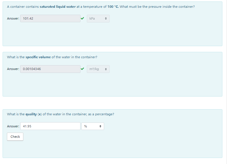 Solved A container contains saturated water vapor at 200 | Chegg.com