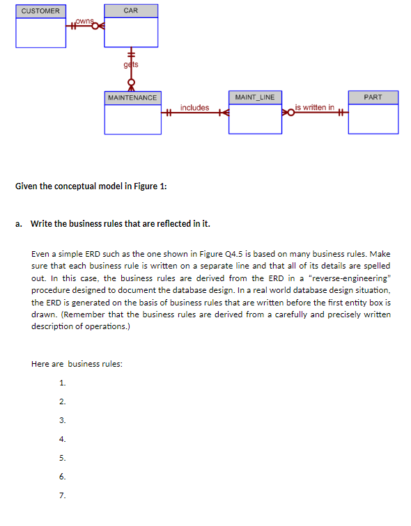 Solved (Database Design ERDs) You can use the draw.io | Chegg.com
