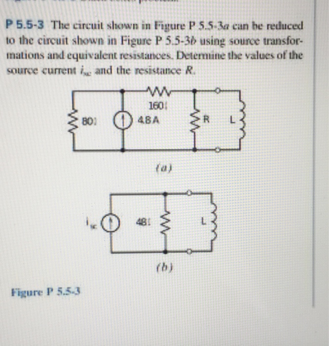 Solved P 5.5-3 The circuit shown in Figure P 5.5.3a can he | Chegg.com