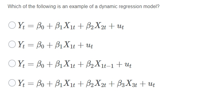 Solved Which of the following is an example of a dynamic | Chegg.com
