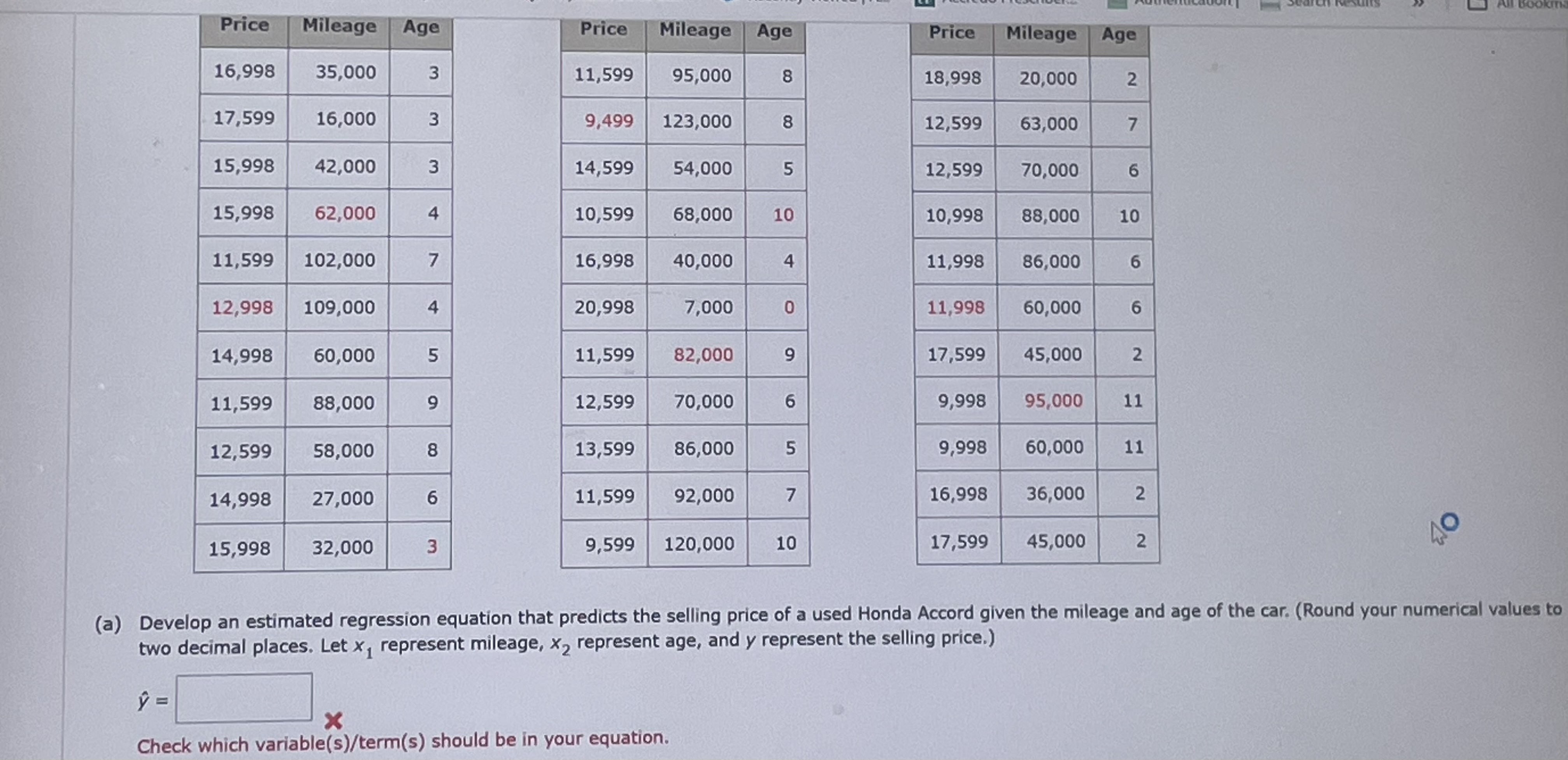 Solved test statistic and p value with alpha @ .05 ﻿(a) | Chegg.com