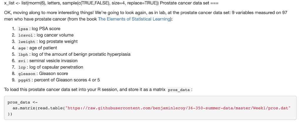 I need help for R code programming. Please use R | Chegg.com