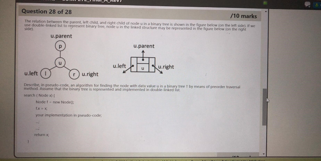 Solved - NRC Question 28 of 28 /10 marks The relation | Chegg.com
