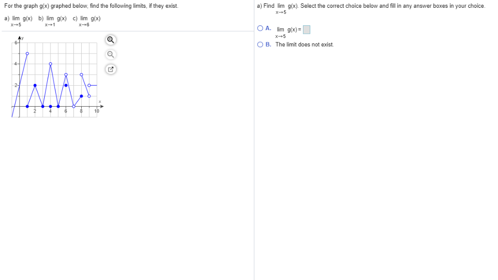 Solved For the graph g(x) graphed below, find the following | Chegg.com