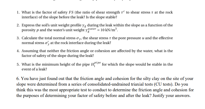 Solved A water pipe is to be installed within a slope of | Chegg.com