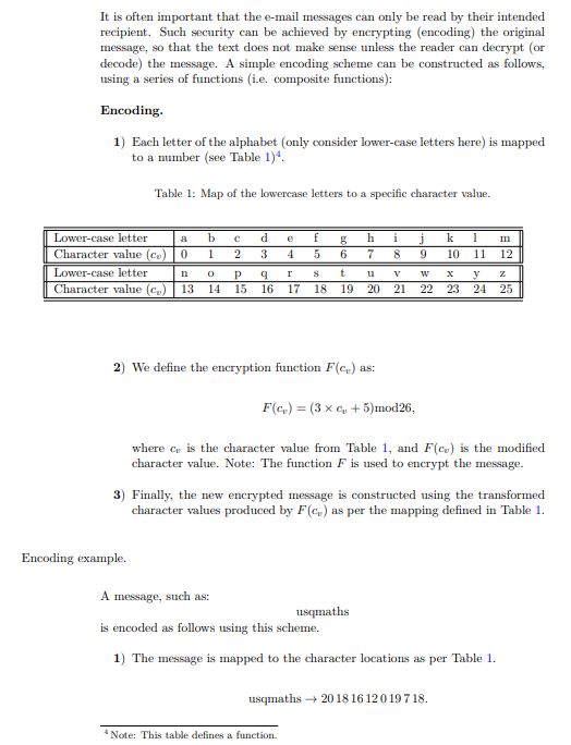 Solved It is often important that the e- mail messages can | Chegg.com