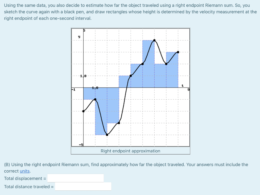 Solved Your task is to estimate how far an object traveled | Chegg.com