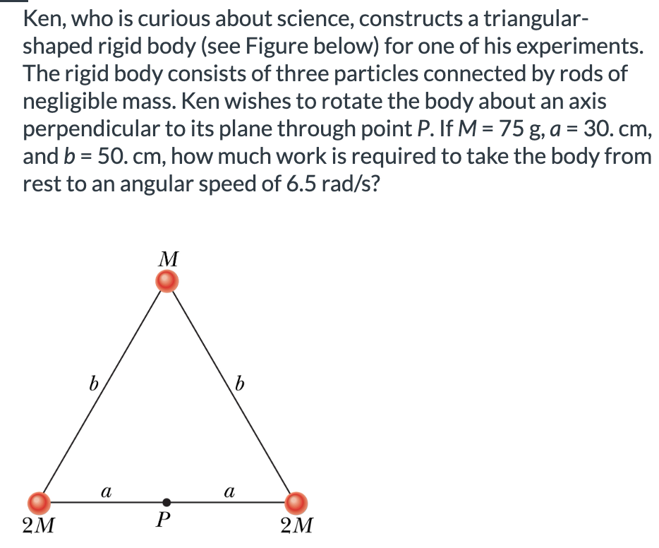 Solved Ken, who is curious about science, constructs a | Chegg.com