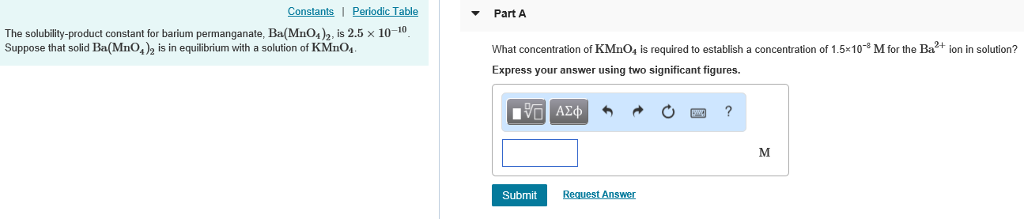 Solved The solubility-product constant for barium | Chegg.com