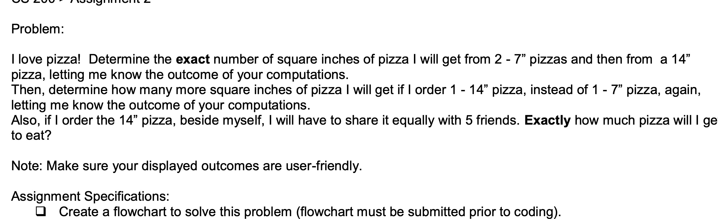 Solved Problem: I love pizza! Determine the exact number of | Chegg.com