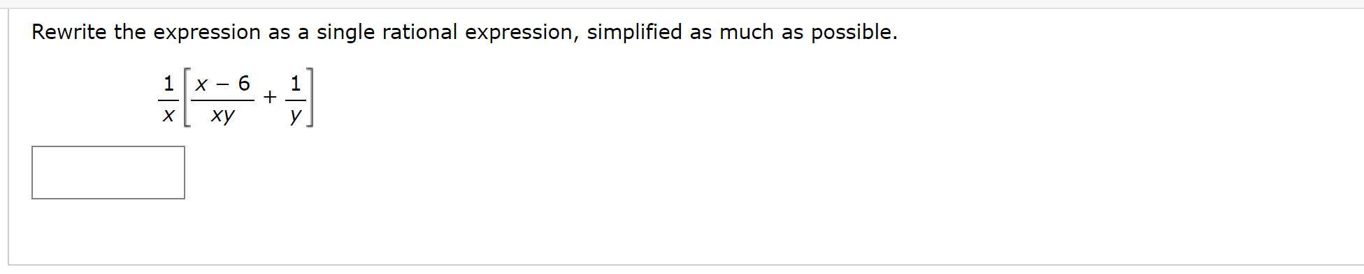 Solved Rewrite the expression as a single rational | Chegg.com