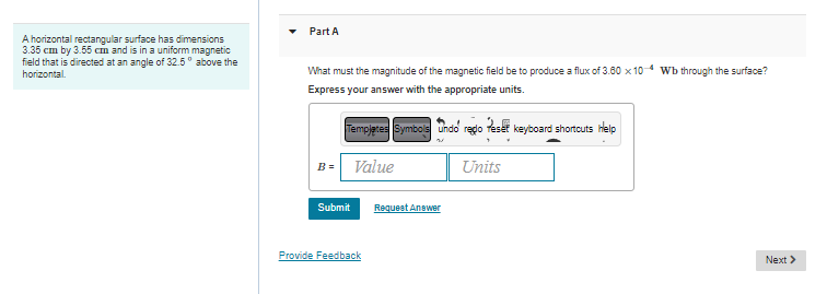 Solved A horizontal rectangular surface has dimensions Part | Chegg.com