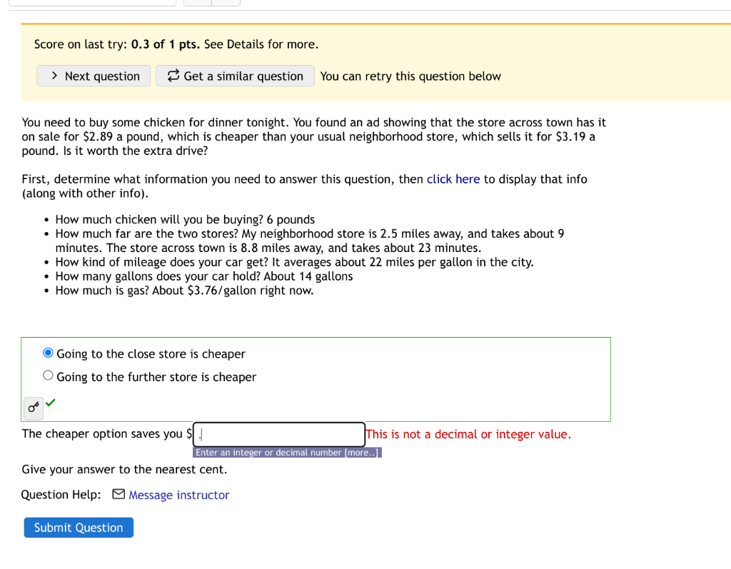 Solved What is the cheapest option, and how much does it | Chegg.com