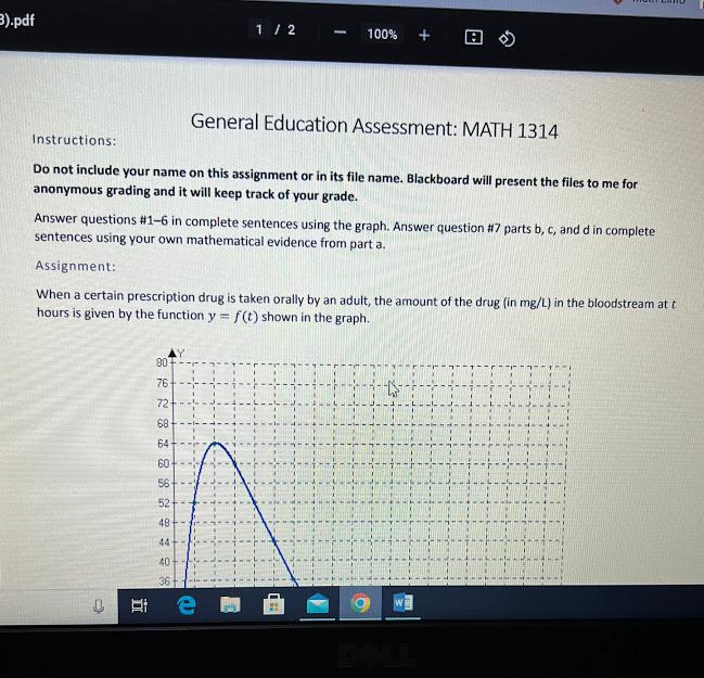 Solved 3).pdf 1 / 2 100% General Education Assessment: MATH | Chegg.com