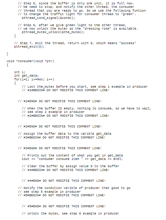 1. Introduction to producer and consumer model | Chegg.com