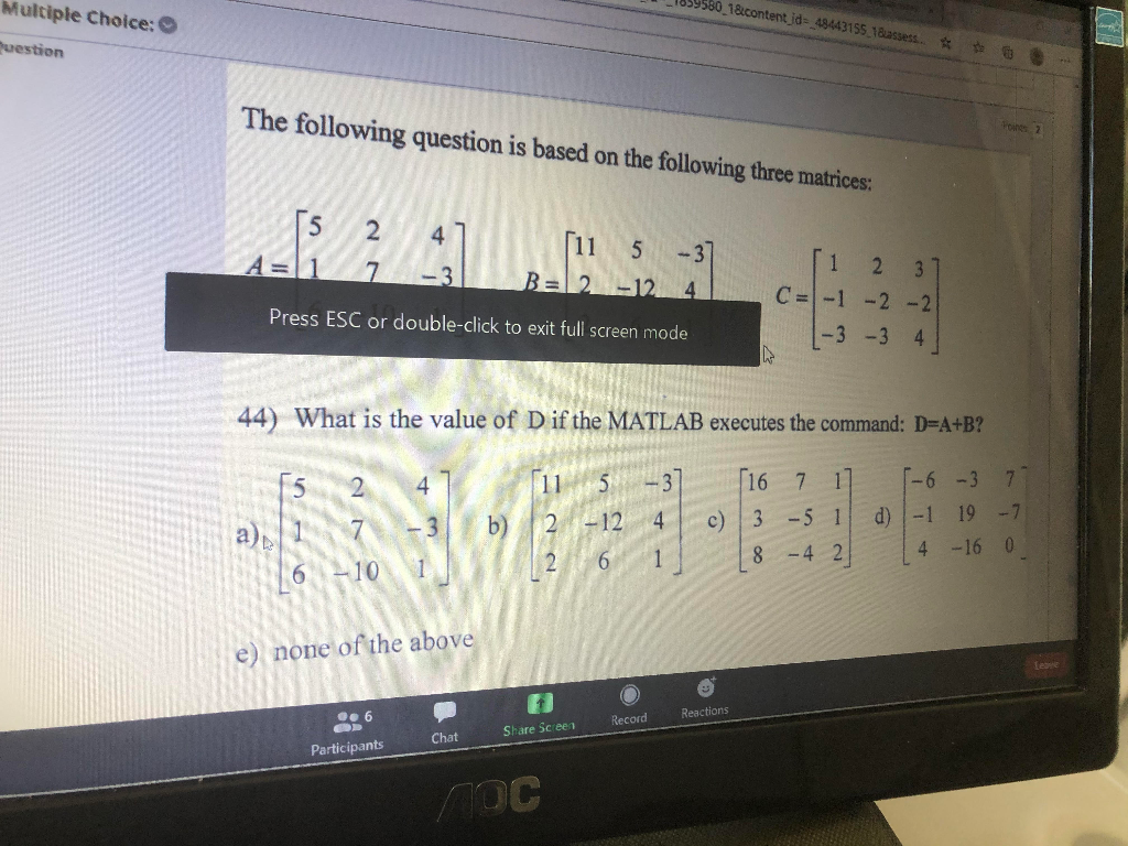 Solved Multiple Choice: 18.content_id=48443155 18 assess | Chegg.com