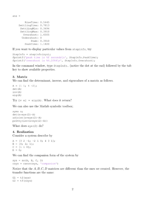 Solved 1. Objectives Students should be able to use basic | Chegg.com