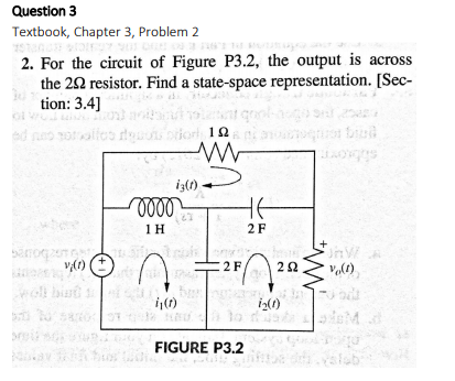 Solved Question 3 Textbook, Chapter 3, Problem 2 2. For the | Chegg.com