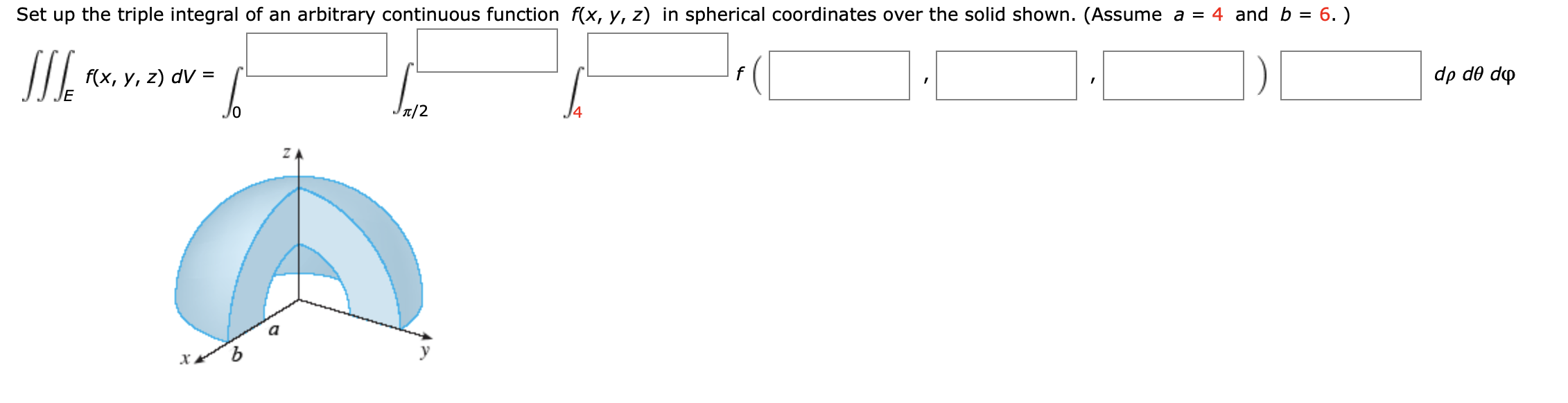 Solved Set up the triple integral of an arbitrary | Chegg.com