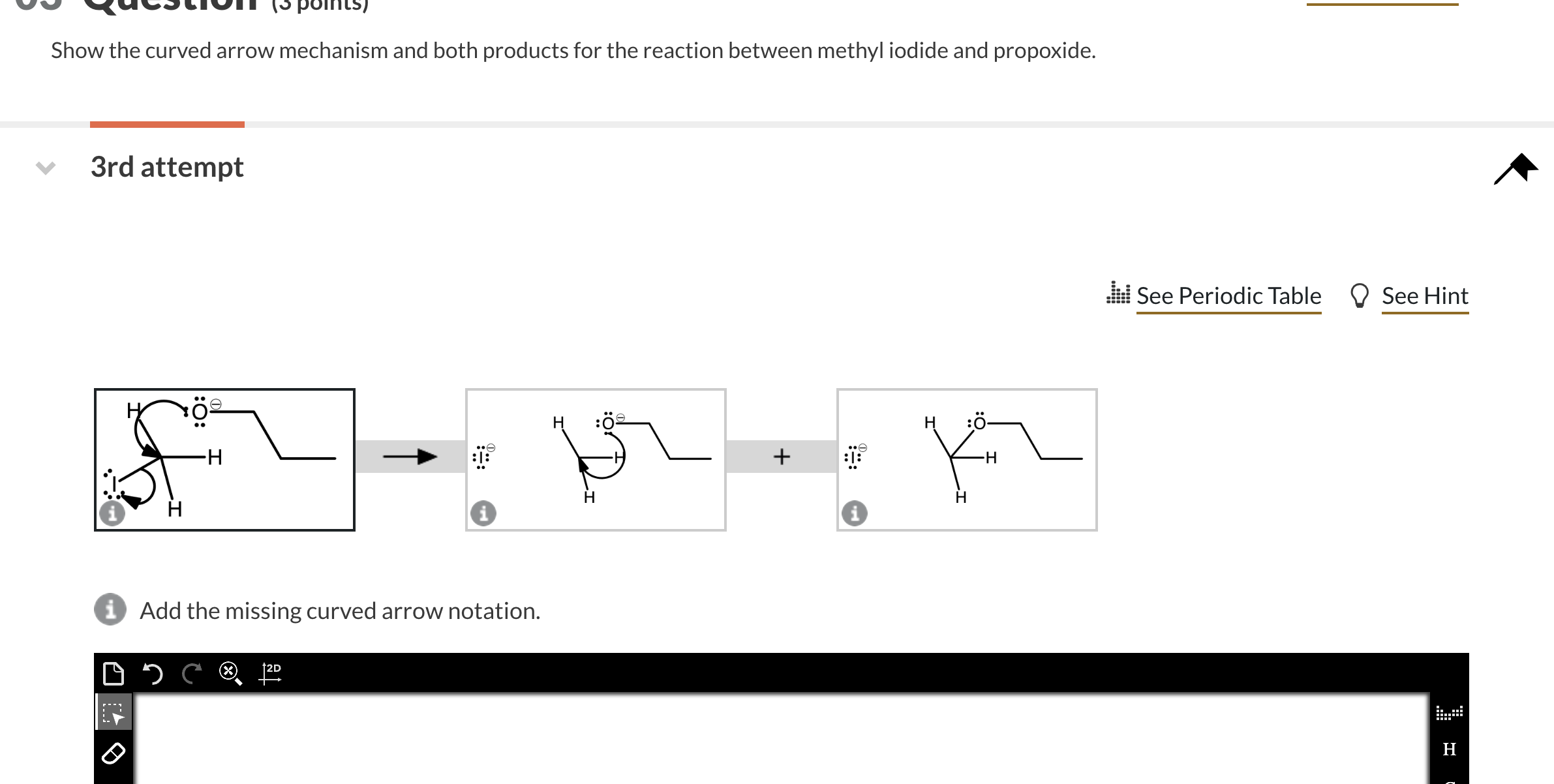 Solved Show the curved arrow mechanism and both products for | Chegg.com