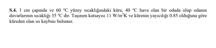 Solved The sphere with a diameter of 1 cm and a | Chegg.com