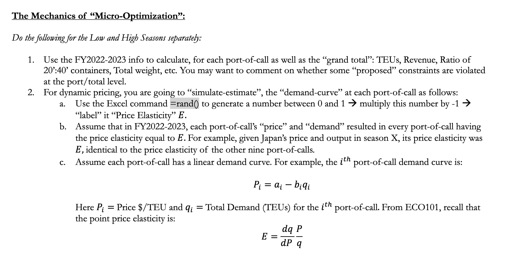 Solved The Mechanics of "Micro-Optimization":Do the | Chegg.com