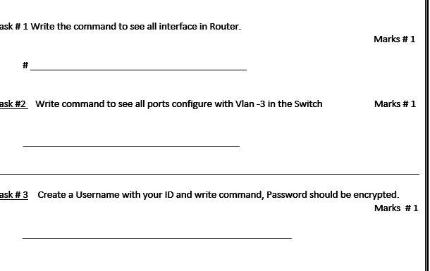 Solved Task \# 4 Write command to reload the switch and | Chegg.com Solved Task \# 4 Write command to reload the switch and | Chegg.com