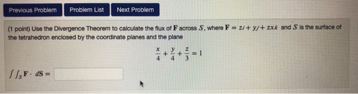 Solved Previous Problem Problem ListNext Problem (1 point) | Chegg.com