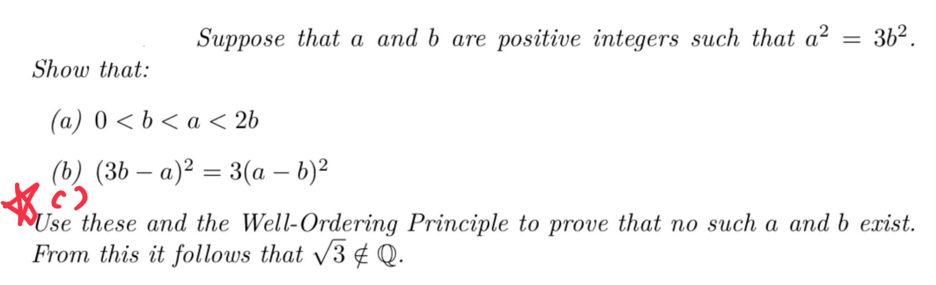 Solved Suppose that a and b are positive integers such that | Chegg.com