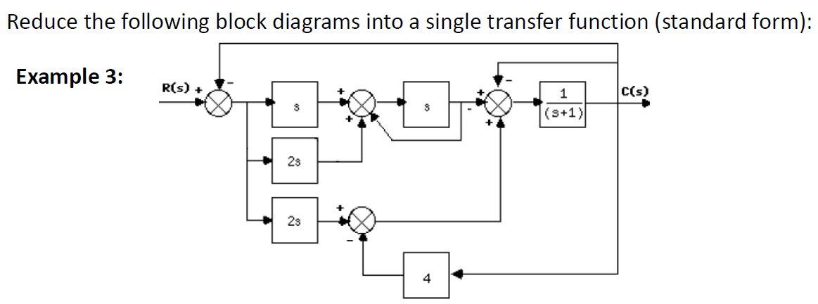 Solved Reduce the following block diagrams into a single | Chegg.com