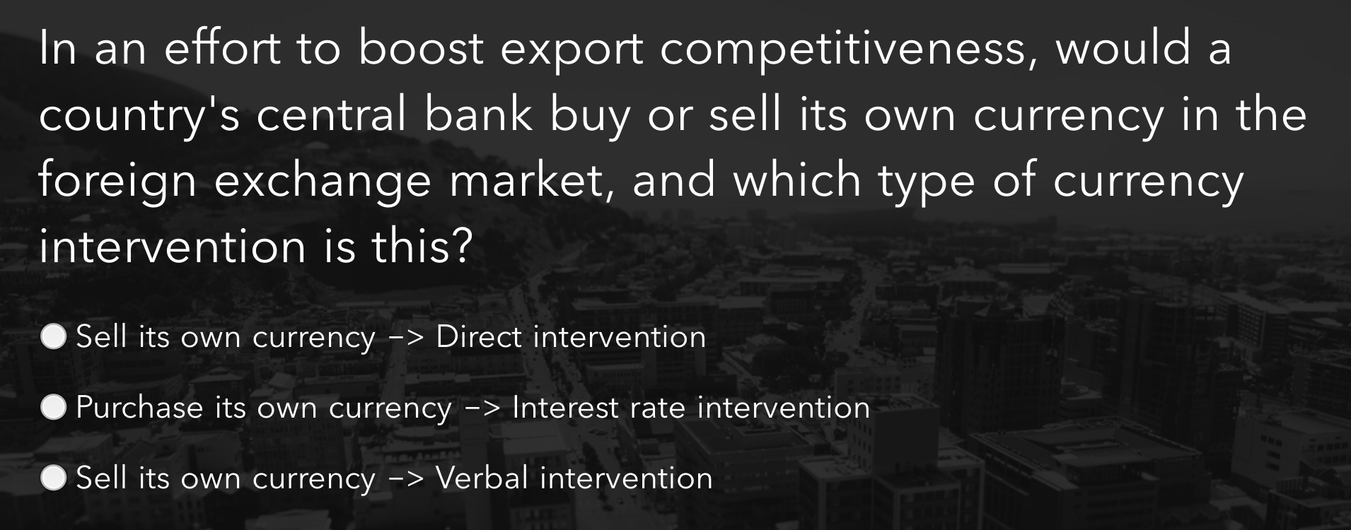 Solved In an effort to boost export competitiveness, would | Chegg.com