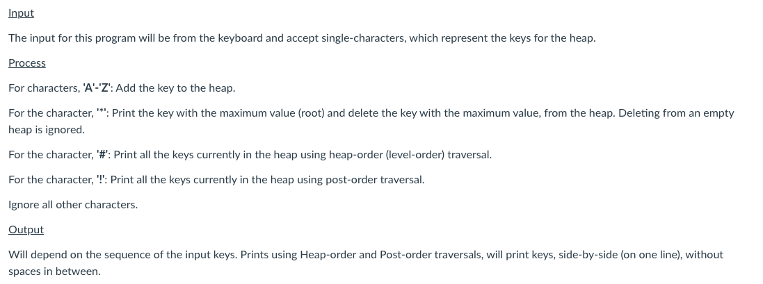 Solved Max-Heaps In this module you will implement a binary | Chegg.com