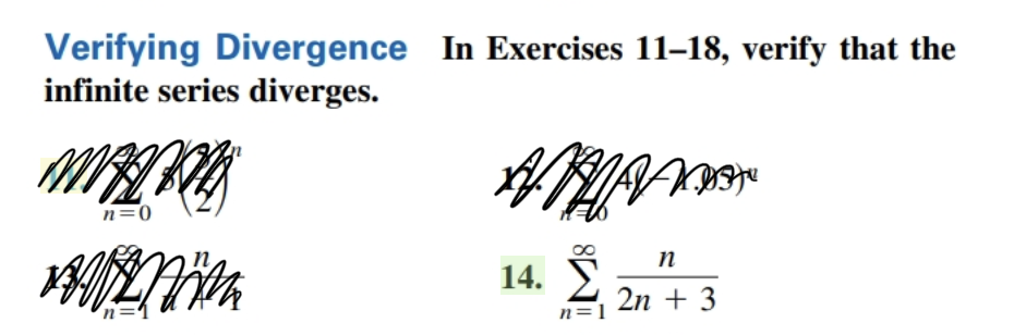 Solved Verifying Divergence In Exercises 11-18, verify that | Chegg.com Solved Verifying Divergence In Exercises 11-18, verify that | Chegg.com