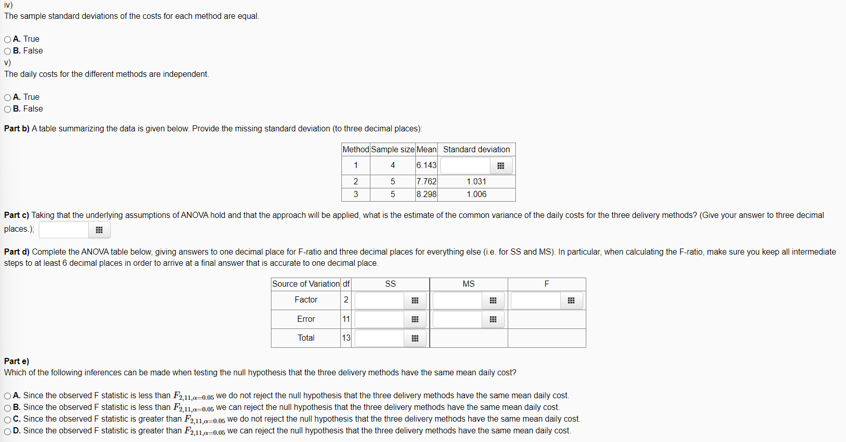 Solved A dairy farmer is looking at methods for transporting | Chegg.com