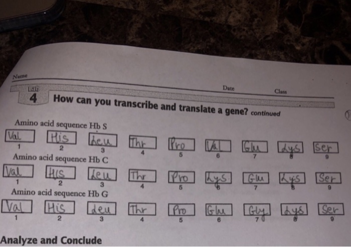 Solved Analyze and Conclude 1. Compare the sequences of | Chegg.com