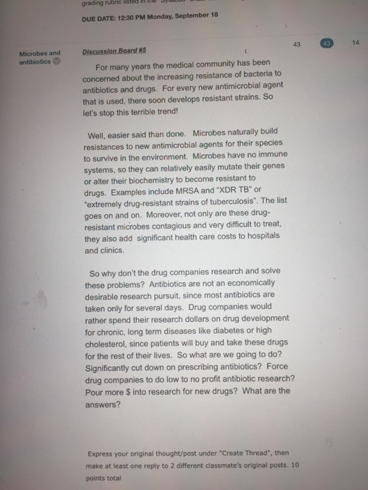 Solved grading rubric ted 1 0g 3 DUE DATE: 12-30 PM Monday, | Chegg.com