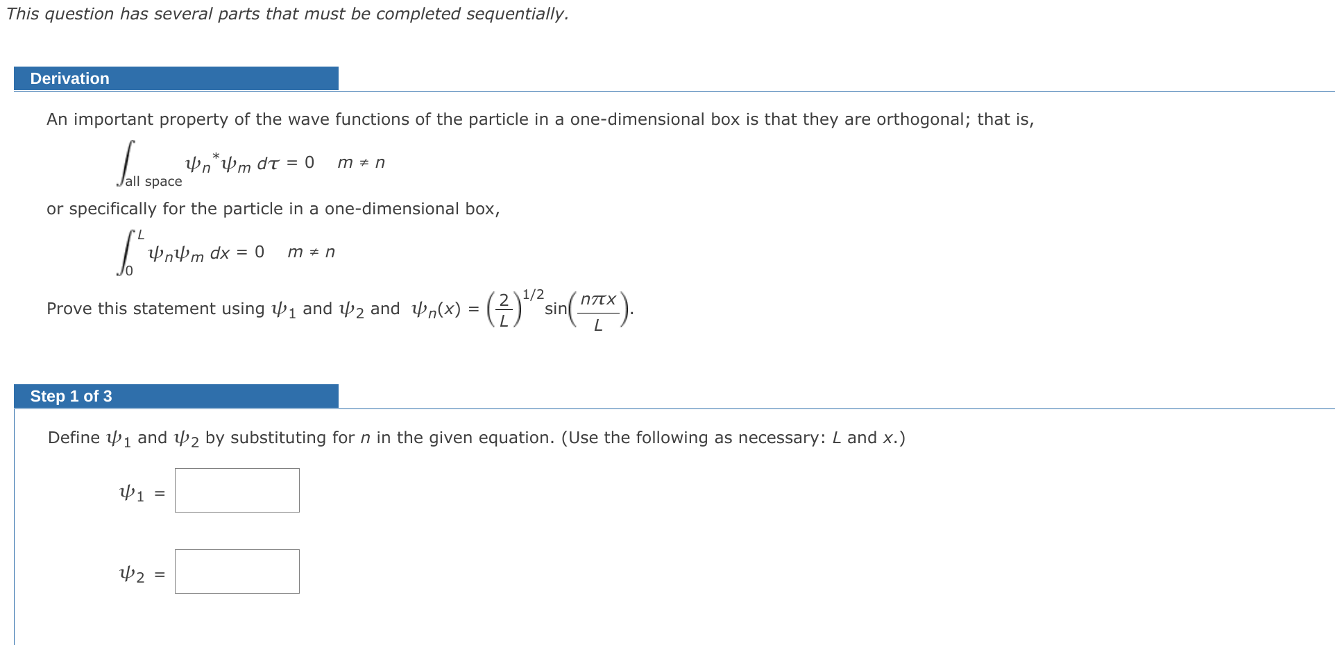 Solved This question has several parts that must be | Chegg.com