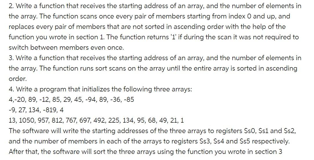 Solved 2. Write a function that receives the starting | Chegg.com