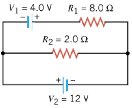 Solved (a) Write Kirchhoff's loop rule for the top loop. (b) | Chegg.com