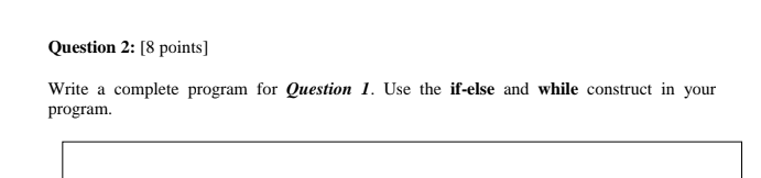 Solved PART II : PROGRAMMING/PROBLEM SOLVING [22 points) | Chegg.com
