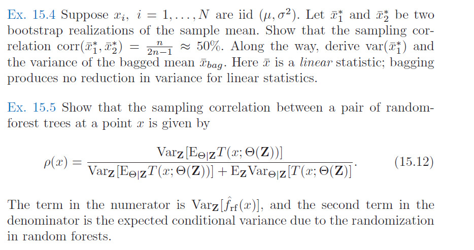 Solved Ex. 15.4 Suppose xi,i=1,…,N are iid (μ,σ2). Let xˉ1∗ | Chegg.com