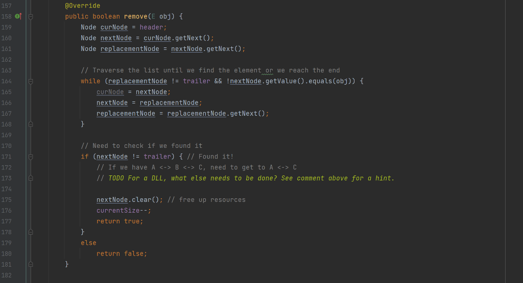 Solved JAVA: A doubly linked list is a linked list where | Chegg.com