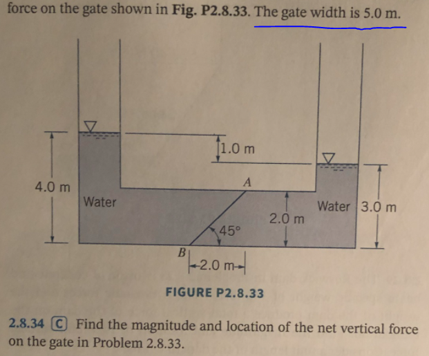 Solved Find the magnitude and location of the net vertical | Chegg.com