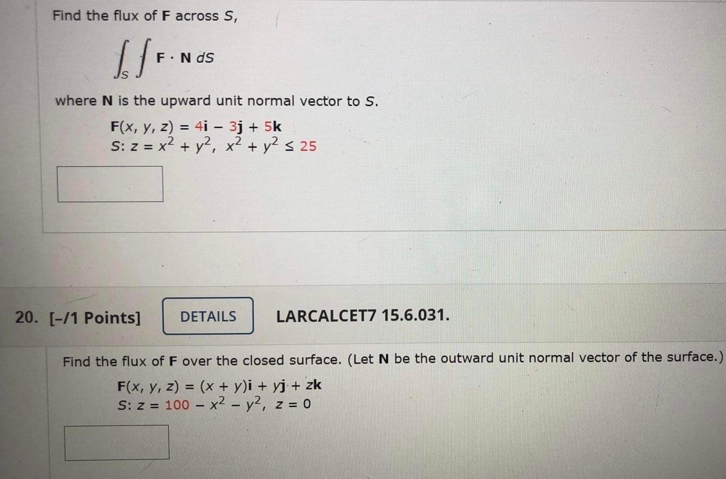Solved Find the flux of F across S, str. F. Nds where N is | Chegg.com