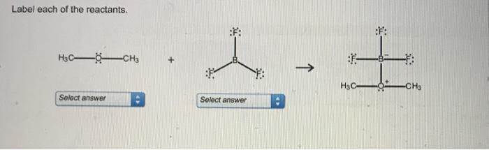 Solved Label each of the reactants. :ド: H3 Ha Select answer | Chegg.com