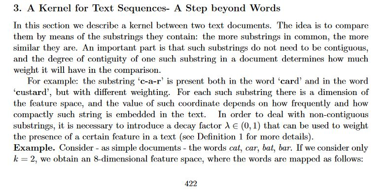 Lodhi Et Al 1 Describe The String Subsequence 