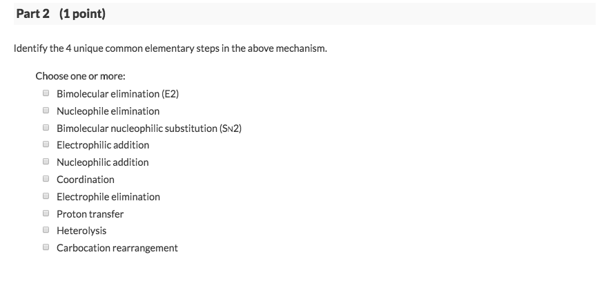 Solved Part 2 (1 point) Identify the 4 unique common | Chegg.com