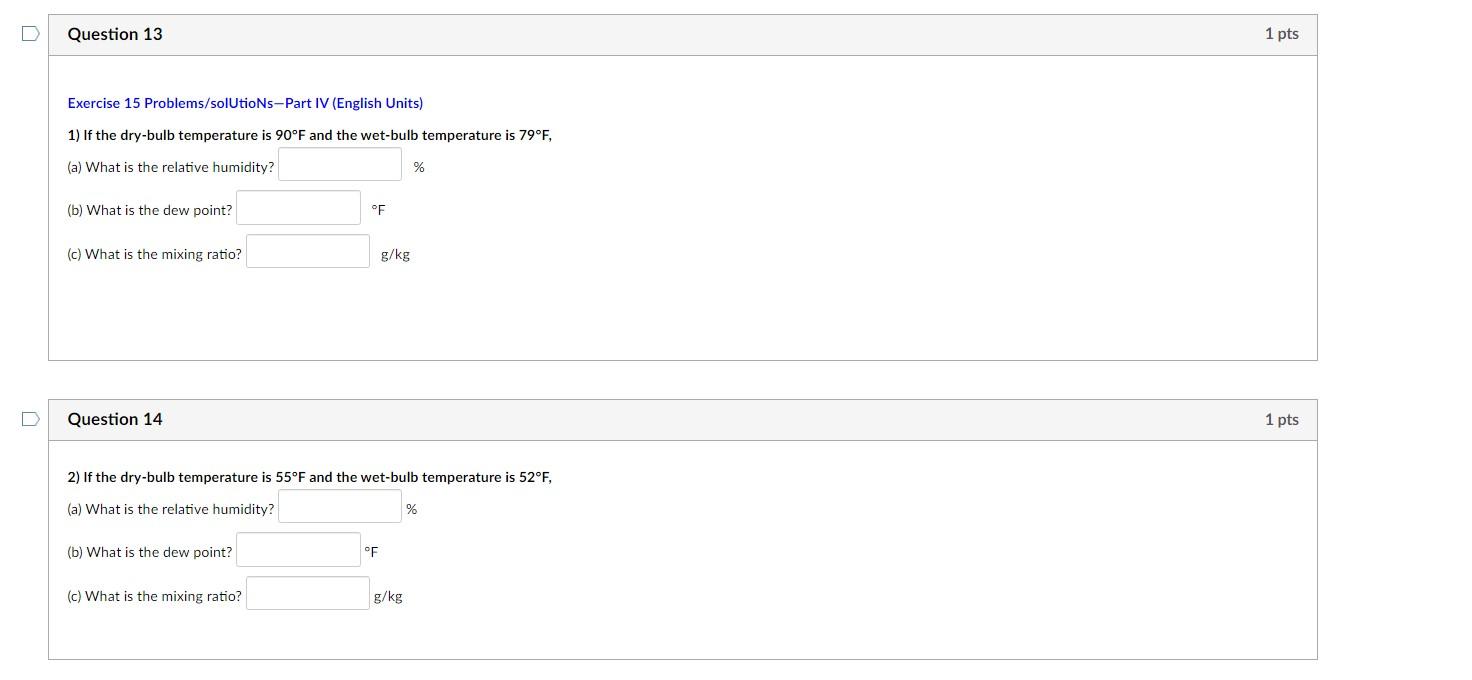 Solved Figure 15-4: Relative Humidity Psychrometer Tables | Chegg.com